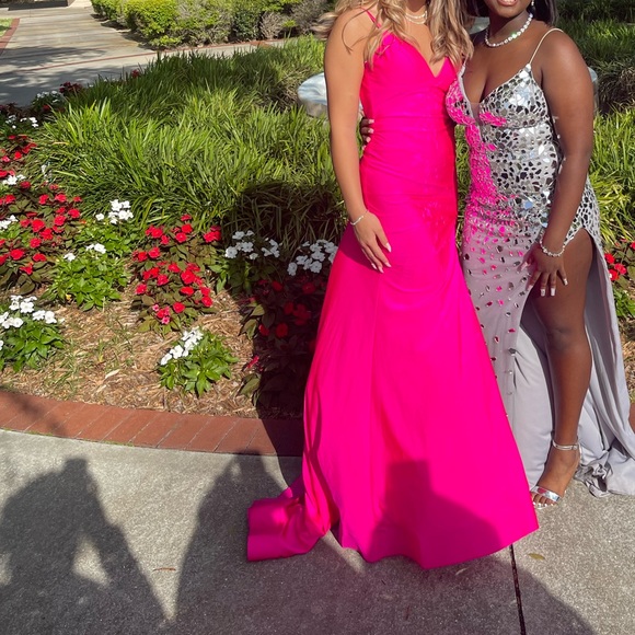 Dresses | Bright Pink Prom Dress | Poshmark